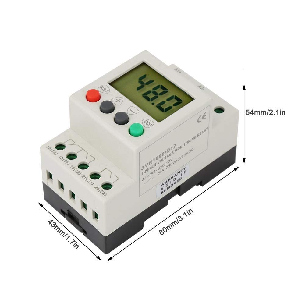 Industrial & Scientific AD48 Acogedor Voltage Monitoring Relay， SVR1000 ...