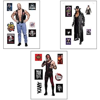 Amazon.com: WWE Wrestling Stickers (8 sheets): Arts, Crafts & Sewing
