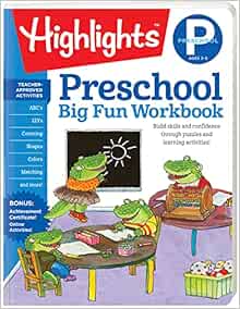 Amazon.com: Preschool Big Fun Workbook (Highlights™ Big Fun Activity ...