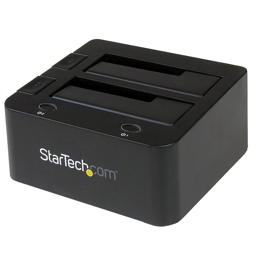 StarTech.com eSATA USB to SATA Hard Drive Docking Station for Dual 2.5 ...
