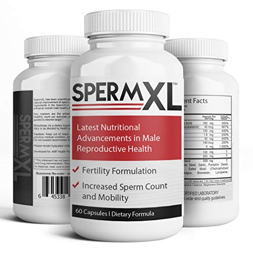SPERM XL - Sperm-Count, Fertility & Mobility Nutritional Supplements ...