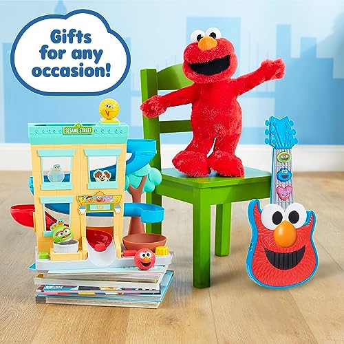 Sesame Street Elmo Slide Singing and Dancing 14-inch Plush, Pretend ...