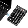 VELOCIFIRE NK01 Wireless Mechanical Number Pad, External Numeric Keypad ...