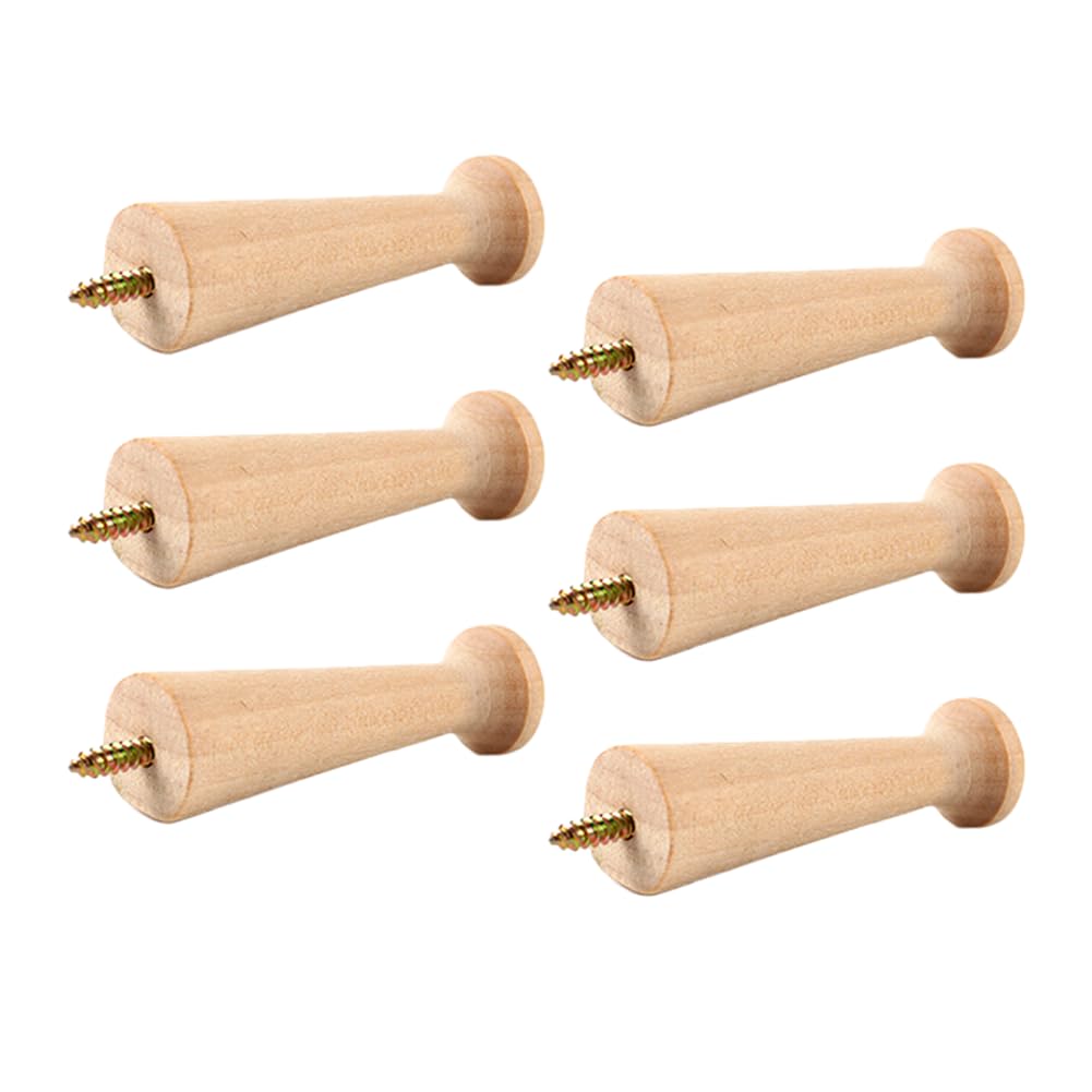 Mua Wooden Shaker Peg Wood Screw-on Shaker Pegs 2.7 Inch Long ...