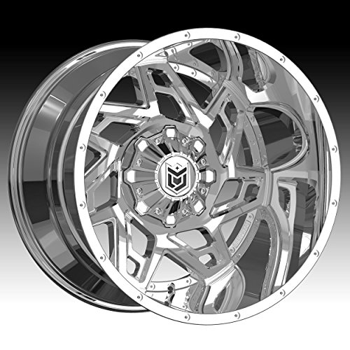 Dropstars 652V 20x9 8x180 +18mm PVD Chrome Wheel