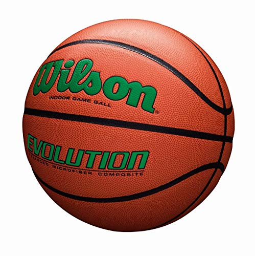 WILSON Evolution Indoor Game Basketball, Green, Size 7 - 29.5" | Pricepulse