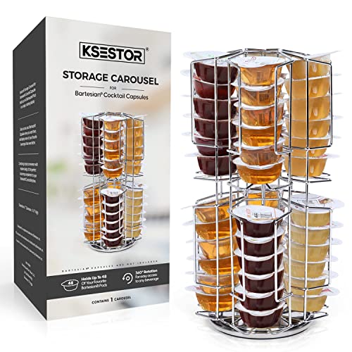 Storage Carousel for Bartesian Capsules by Ksestor - Holds up to 48 ...