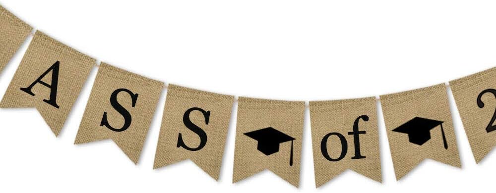 SWHATYW Class of 2021 Jute Burlap Graduation Party Banner Classroom ...