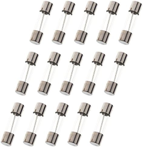 15pcs 3.15Amp 250V Slow-Blow Glass Tube Fuse T3.15A Fuse, 20x5mm- Buy ...