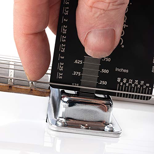 Imperial and Metric Guitar String Action Gauge Set Up Ruler for ...