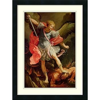 Amazon.com: ARTCANVAS St. Michael Vanquishing Satan 1518 Canvas Art ...