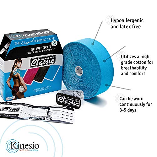 Kinesio Taping - Elastic Therapeutic Athletic Tape Tex Classic - Bulk Roll - Beige – 2 in. x 103 ...