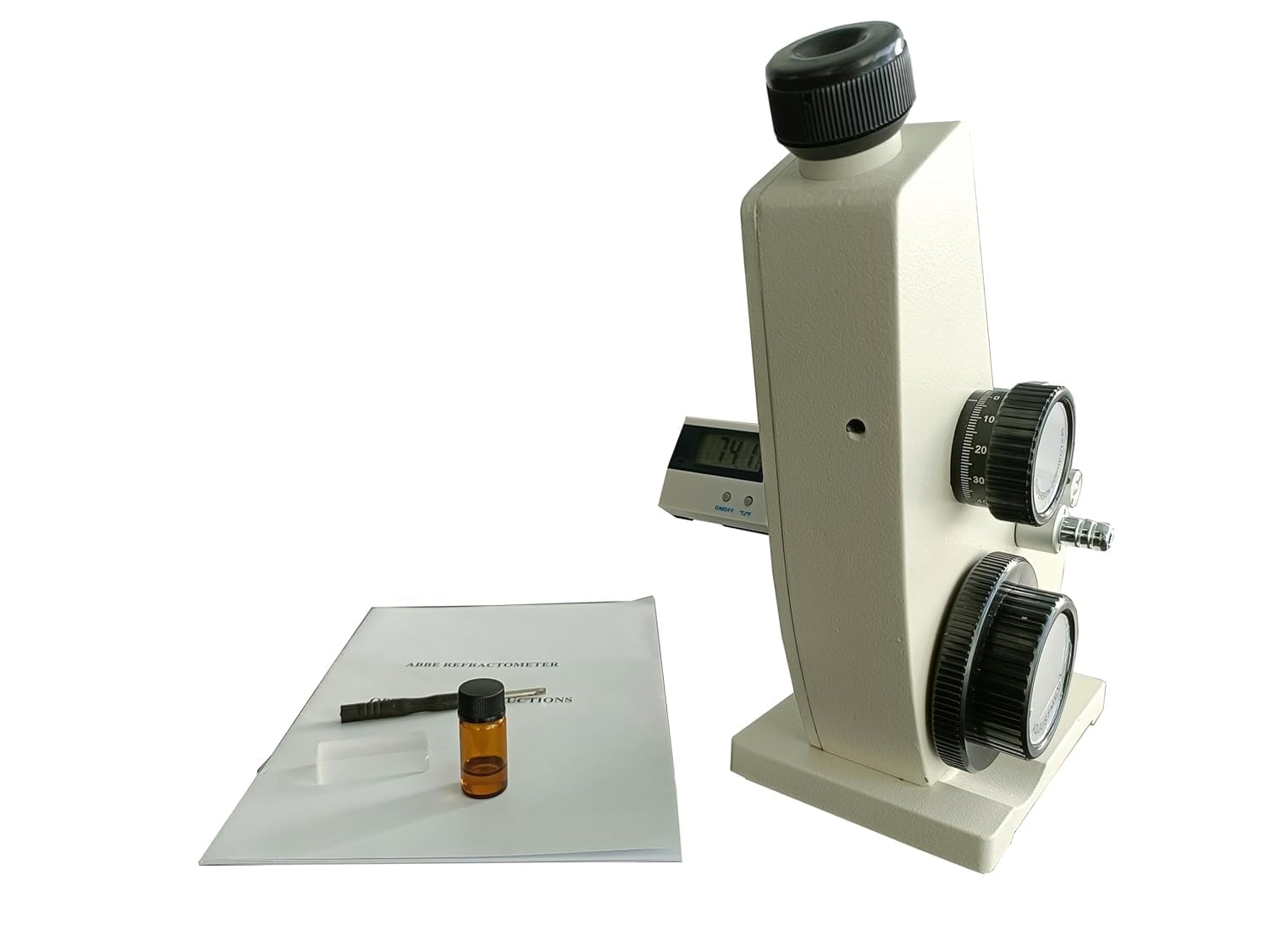 CNYST Abbe Refractometer Monocular Refractometer With Refractive Index ...