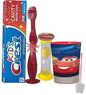 Amazon.com: Disney Pixar Cars 3 4pc Bright Smile Oral Hygiene Set ...