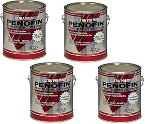 Penofin Ultra Premium Red Label, Western Red Cedar - 4 Pack (Penofin ...