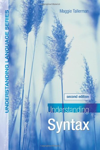 Amazon.com: Understanding Syntax (Understanding Language ...