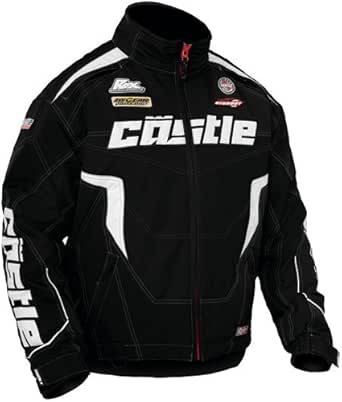 Amazon.com: CASTLE X RACEWEAR BOLT MENS SNOWMOBILE JACKET BLACK 4XL ...