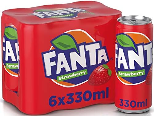 Fanta Strawberry Soft Drink In Can, Pack Of 6 X 330 Ml price in UAE ...