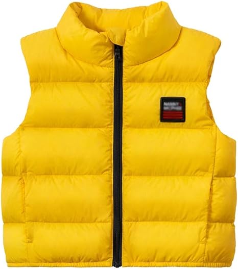 Jacket Coat Kids Vest Jacket Full-Zip Warm Sleeveless Vests Outerwear ...
