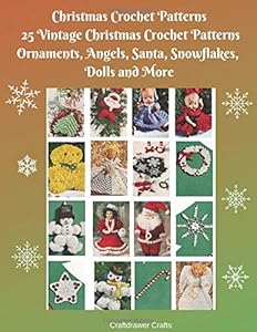 Christmas Crochet Patterns 25 Vintage... book by Craftdrawer Crafts