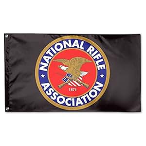 Amazon.com : NRA National Rifle Association 3 X 5 Flag - Brass Washer ...