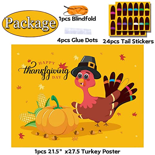 Funnlot Thanksgiving Party Games for Kids Thanksgiving Games Pin The ...