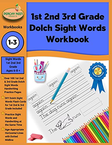 1st 2nd 3rd Grade Dolch Sight Words Workbook: Over 100 1st 2nd 3rd ...