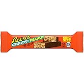 Amazon.com : REESE'S Crunchy Peanut Peanut Butter and Peanuts King Size, Candy Bars, 3.2 oz (18 ...