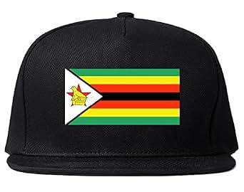 Zimbabwe Flag Country Printed Snapback Hat Cap Black at Amazon Men’s ...