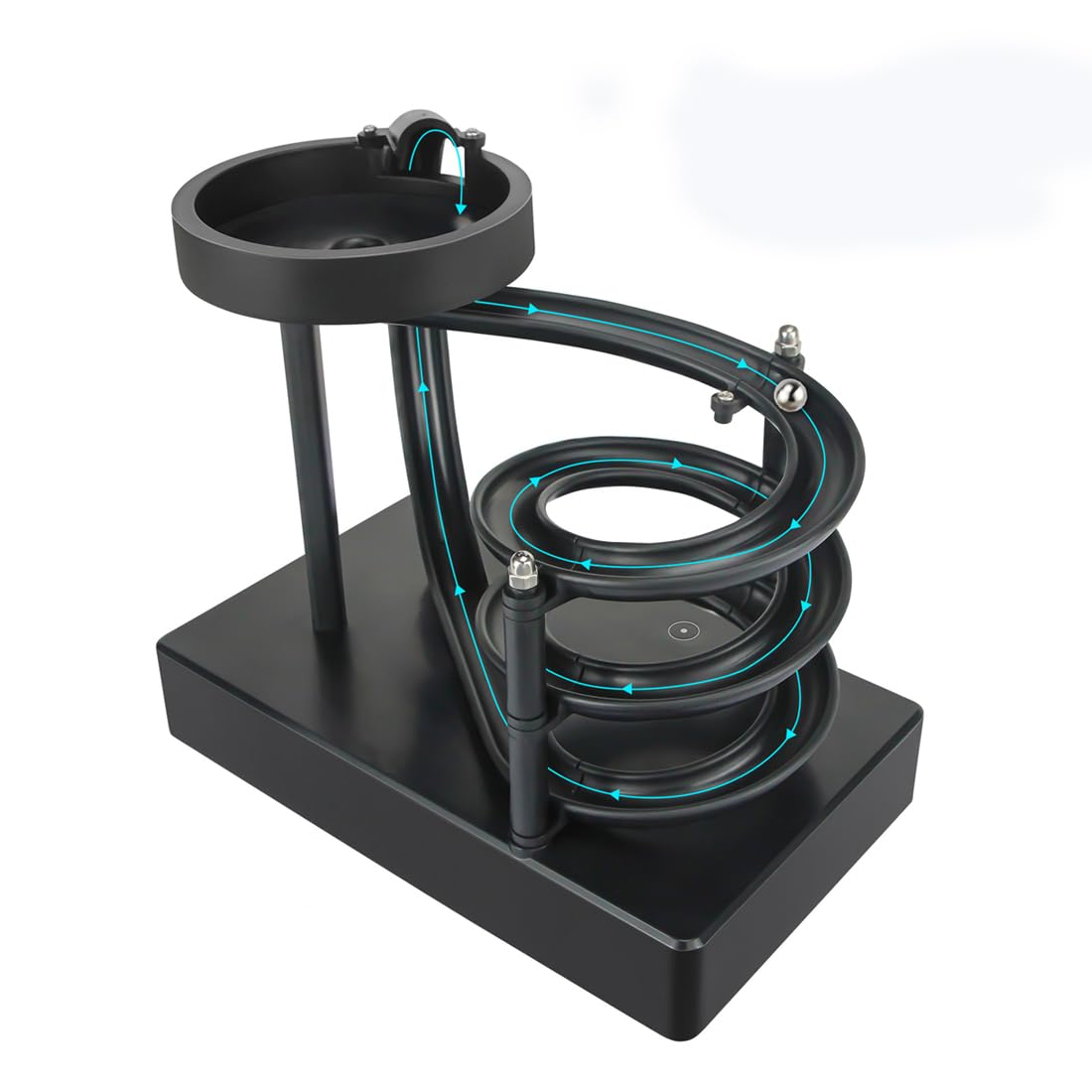 Kinetic Art Perpetual Motion Machine Desk Toy, Non-Stop Rolling Ball ...