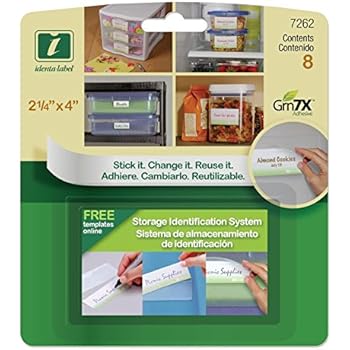 Amazon.com: Identa-Label 7210 3-Inch by 5-Inch Storage Identification ...