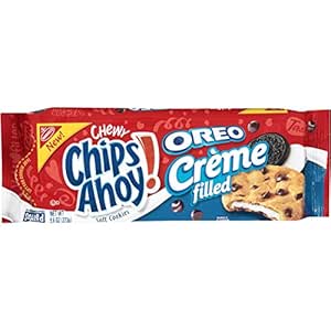 Amazon.com: Nabisco Chewy Chips Ahoy! Oreo Creme Filled Cookies ...