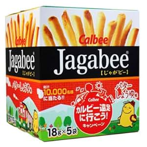 Amazon.com: Calbee Potato Sticks -- Jagabee (Soy Sauce Flavor) 3.17oz (18g X5pack)