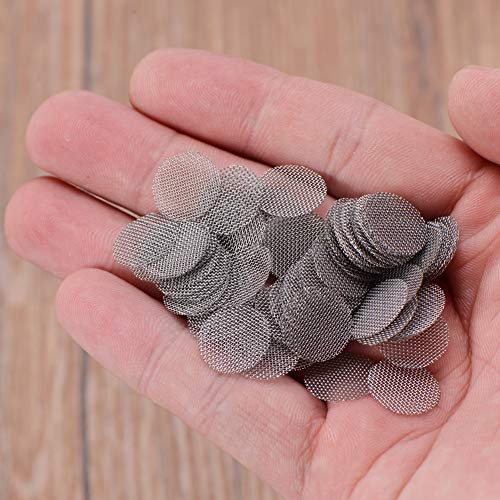 200 PCS 0.5 Inch Pipe Screens, 100% Stainless Steel Screen for Pipe, 1/ ...