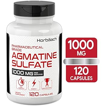 Amazon.com: Nutricost Agmatine Sulfate 1000mg, 120 Capsules - Gluten Free, Non GMO, 500mg Per ...