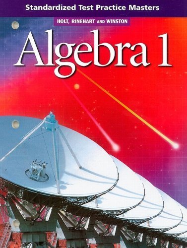 Algebra 1: Practice Workbook Answer Key: Holt Rinehart & Winston ...