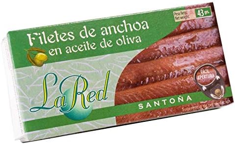 سعر La Red Anchovies Fillet In Organic Olive Oil, 43g - Pack of 1 فى ...