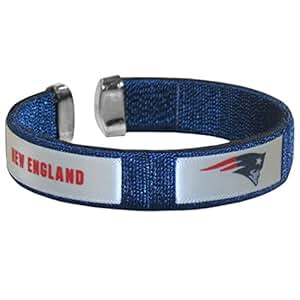 Amazon.com : NFL New England Patriots Fan Band Bracelet : Sports Fan ...