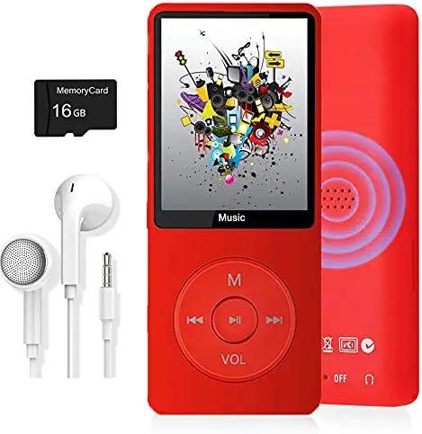 قیمت و خرید MP3 Player, Music Player with 16GB Micro SD Card, Build-in ...