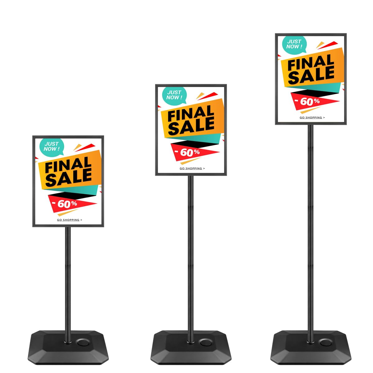 Mua Adjustable Sign Holder, 8.5x11 inch,Poster Stand Outdoor Indoor ...