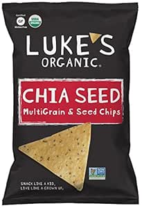 Amazon.com: Luke's Organic Chia Seed Multigrain and Seed Chips, 5 Ounce ...