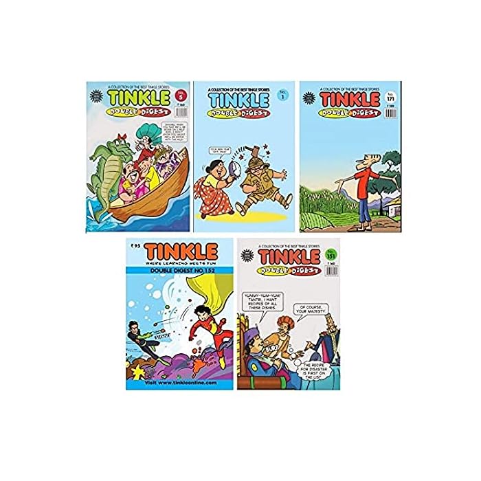 Buy Best of Tinkle Double Digest Pack of 10 ( Amar Chitra Katha Comics ...