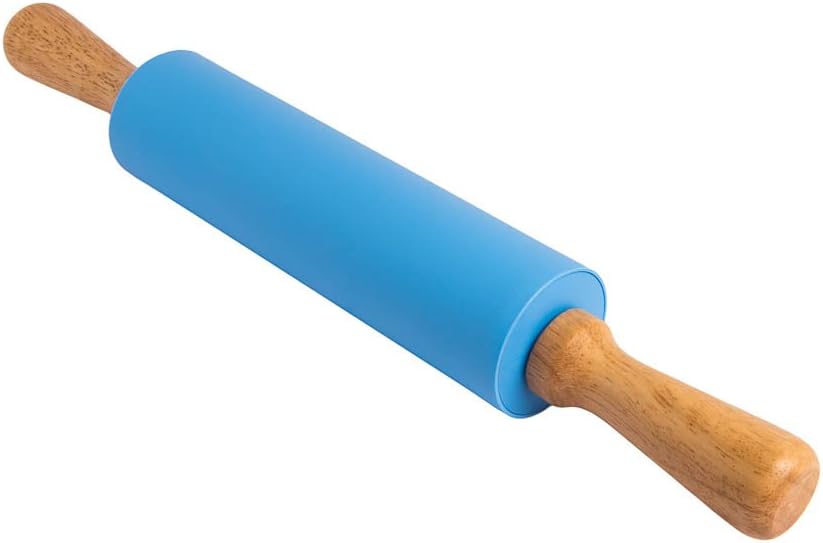 Amazon.de: Happy Pastry Chef Teigroller Silikon Antihaft 39cm in bunte ...