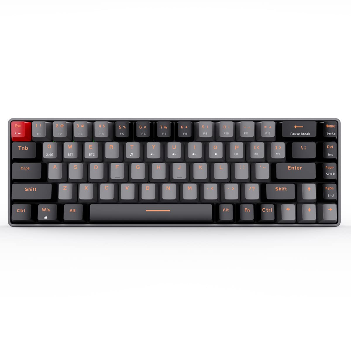 Mua Mechanical Gaming Keyboard Dual Mode 2.4G/BT Wireless Keyboard with ...