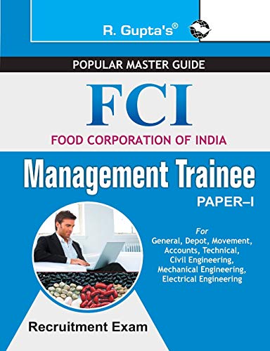 FCI-Management Trainee (Paper-I) Recruitment Exam Guide: Board, Rph ...