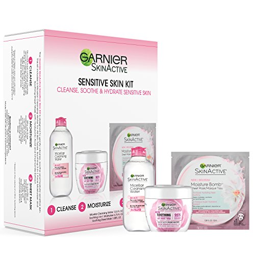 Garnier SkinActive Micellar Skincare Routine Kit for Sensitive Skin ...