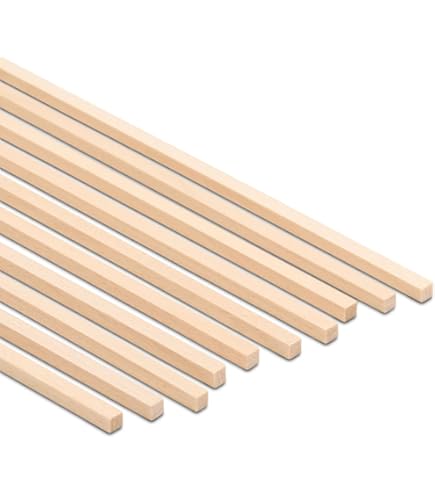 Wooden Dowels For Sale ZEZAZU 1/4 X 11 1/2 Inch Wooden Dowel Rods ...