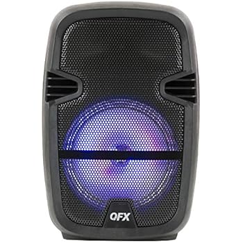 Amazon.com: QFX PBX-1201 12" Rechargeable Speaker Bluetooth/FM/USB/TF/AUX-IN/Remote: Home Audio ...
