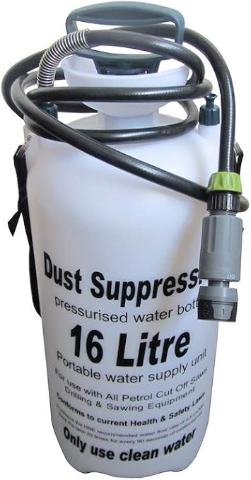 Dust Suppression Water Bottle 16L for Stihl Makita etc. Saws with Water ...