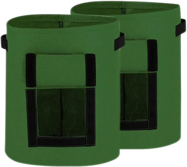 LINVINC Plant Bags – 26 L/7 Gallon Soft-sided Plant Pots – Growing Bag ...